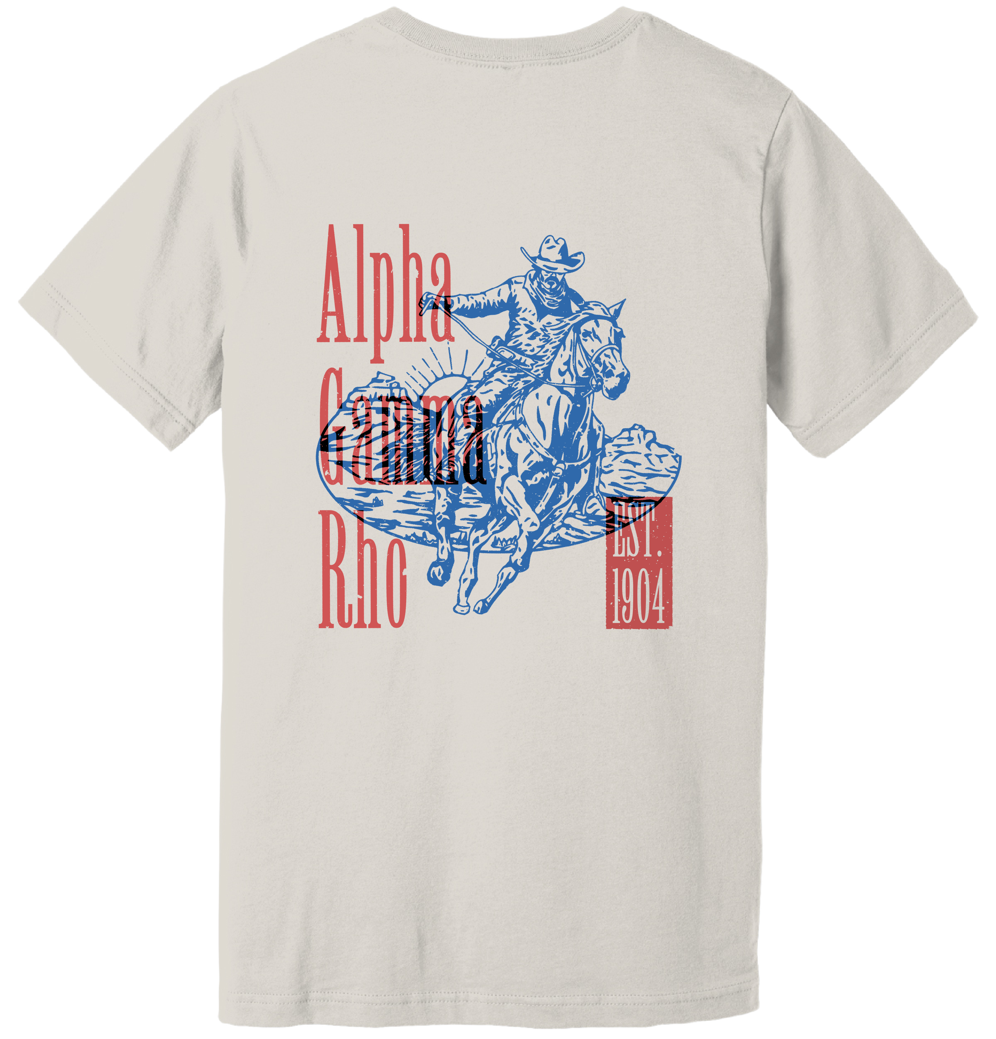 Alpha Gamma Rho Cowboy Graphic T-Shirt – Greek Graduate
