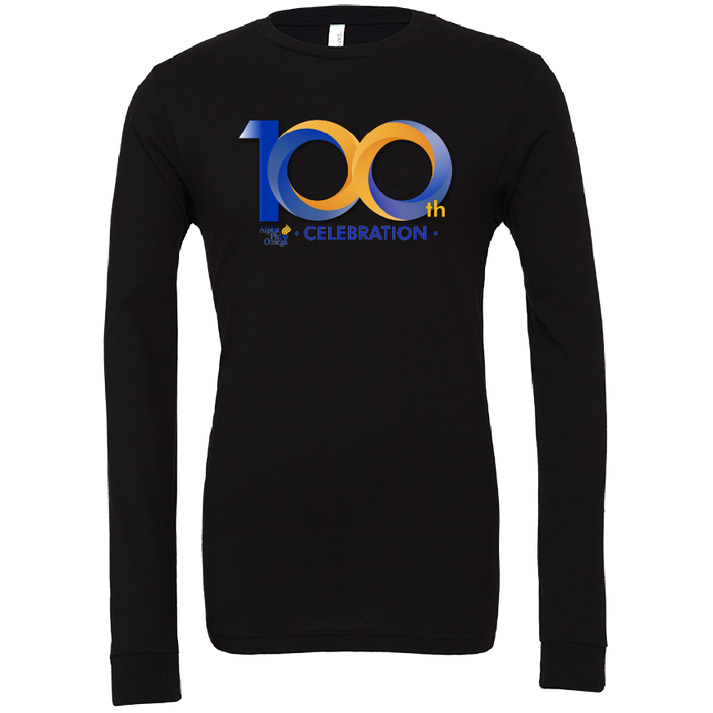 Alpha Phi Omega Centennial 100th Celebration Long Sleeve T-Shirts ...