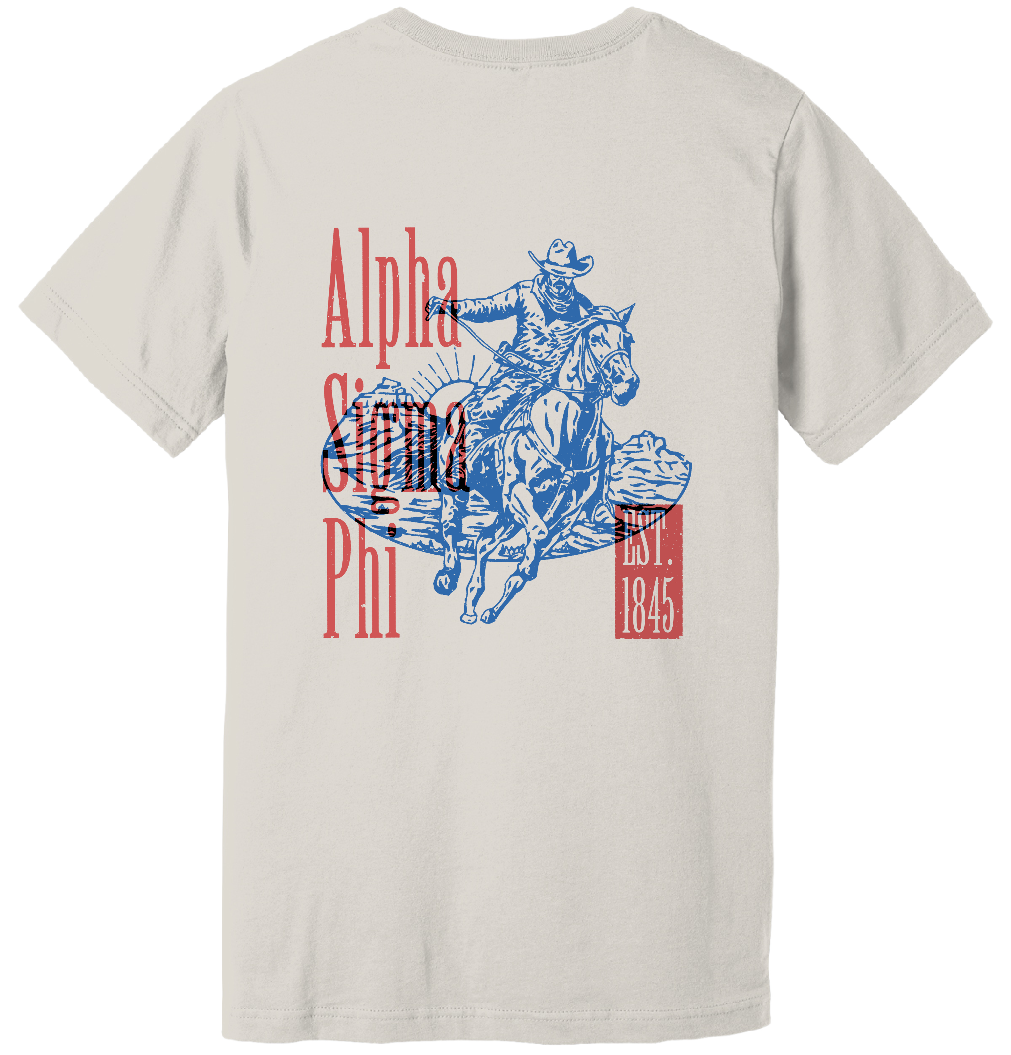 Alpha Sigma Phi Cowboy Graphic T-Shirt – Greek Graduate