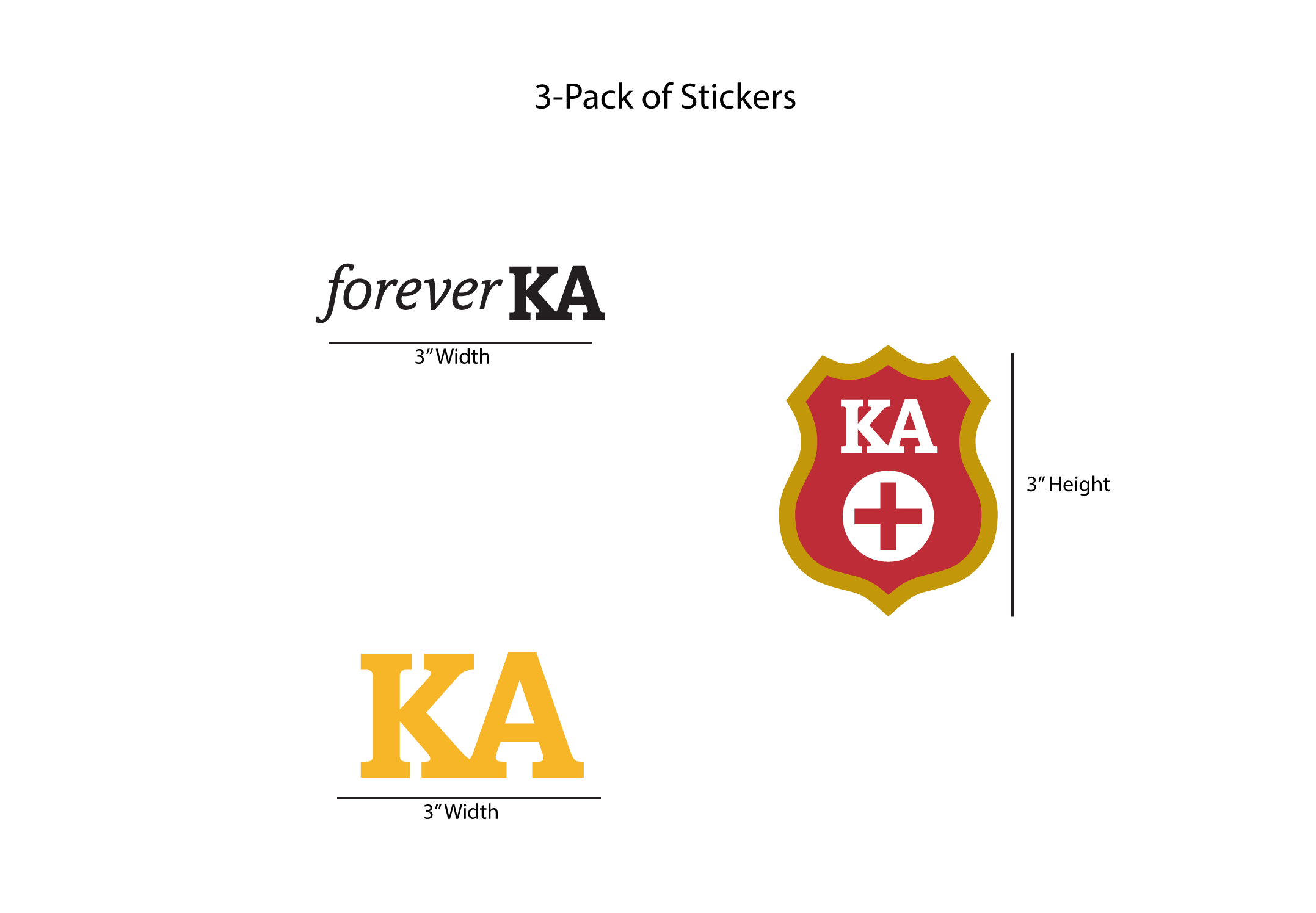 Kappa Alpha Order (Robinson Hall) Stickers – Greek Graduate