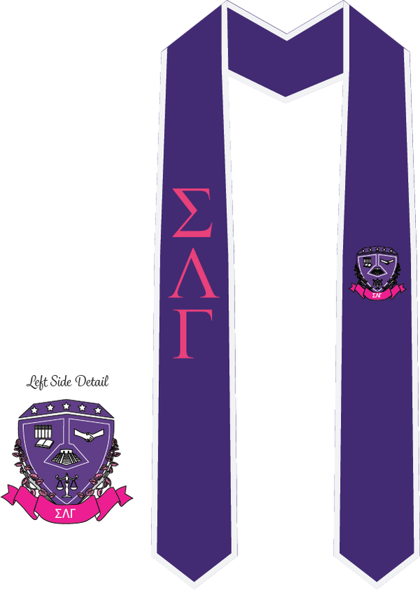 Sigma Lambda Gamma Graduation Stoles – Greek Graduate