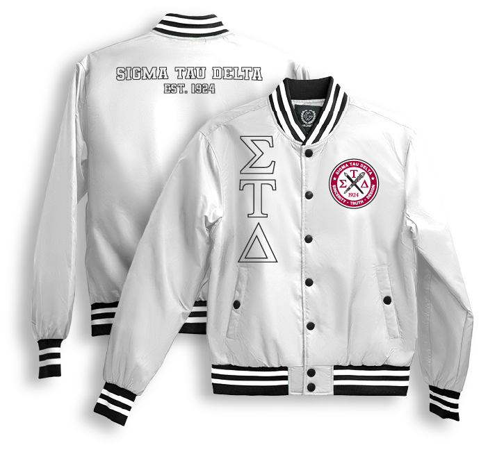 Sigma Tau Delta Bomber Jackets – Greek Graduate
